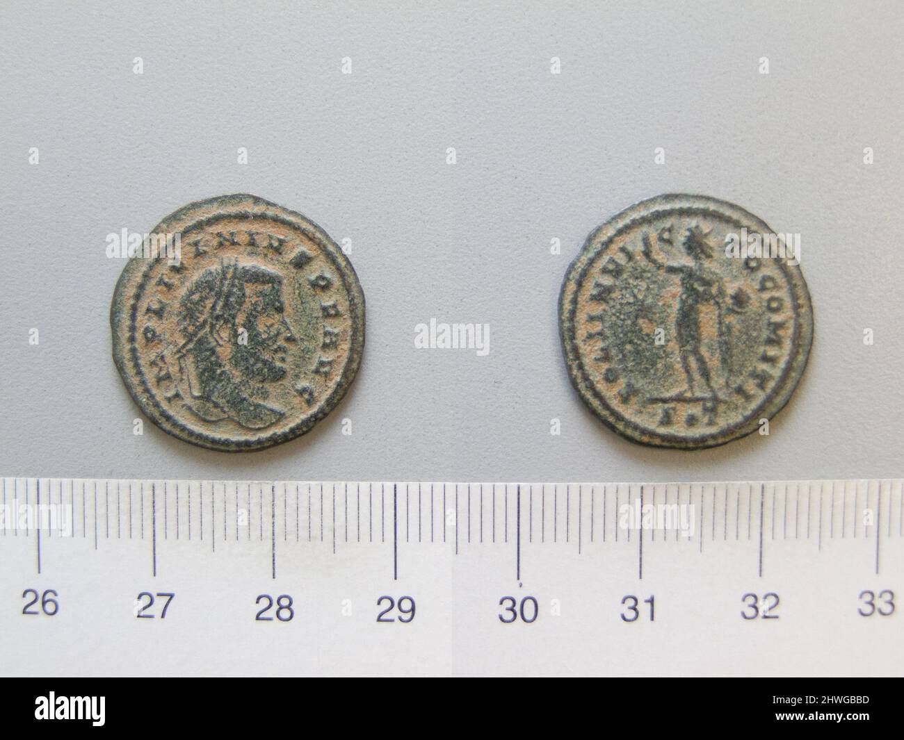 1 Nummus of Licinius from Ticinum. Ruler: Licinius, Emperor of Rome, ca ...