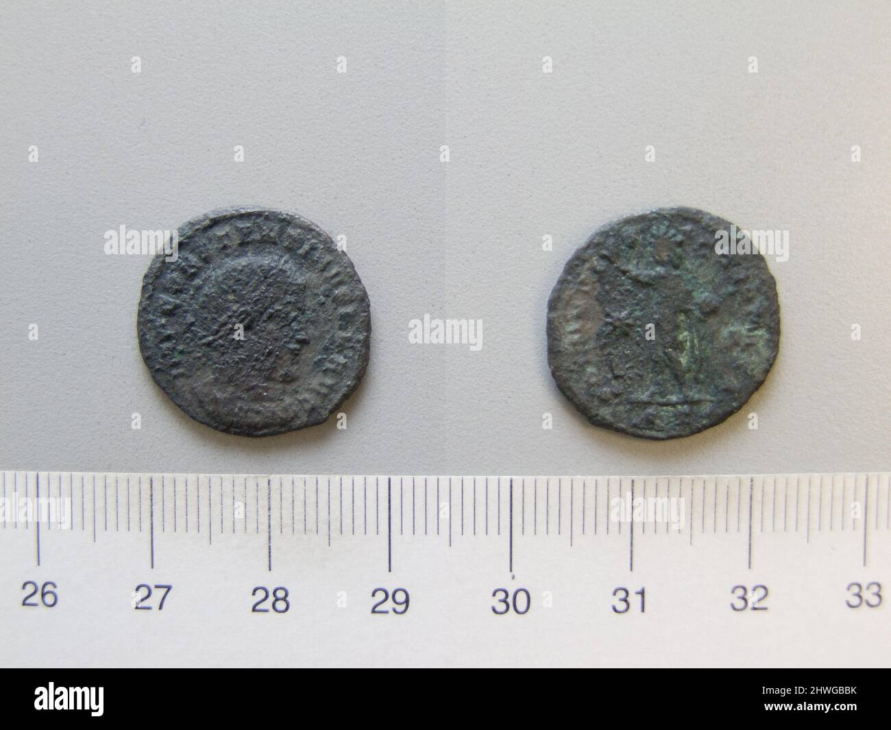 1 Nummus of Constantine I, Emperor of Rome from Ticinum. Ruler ...