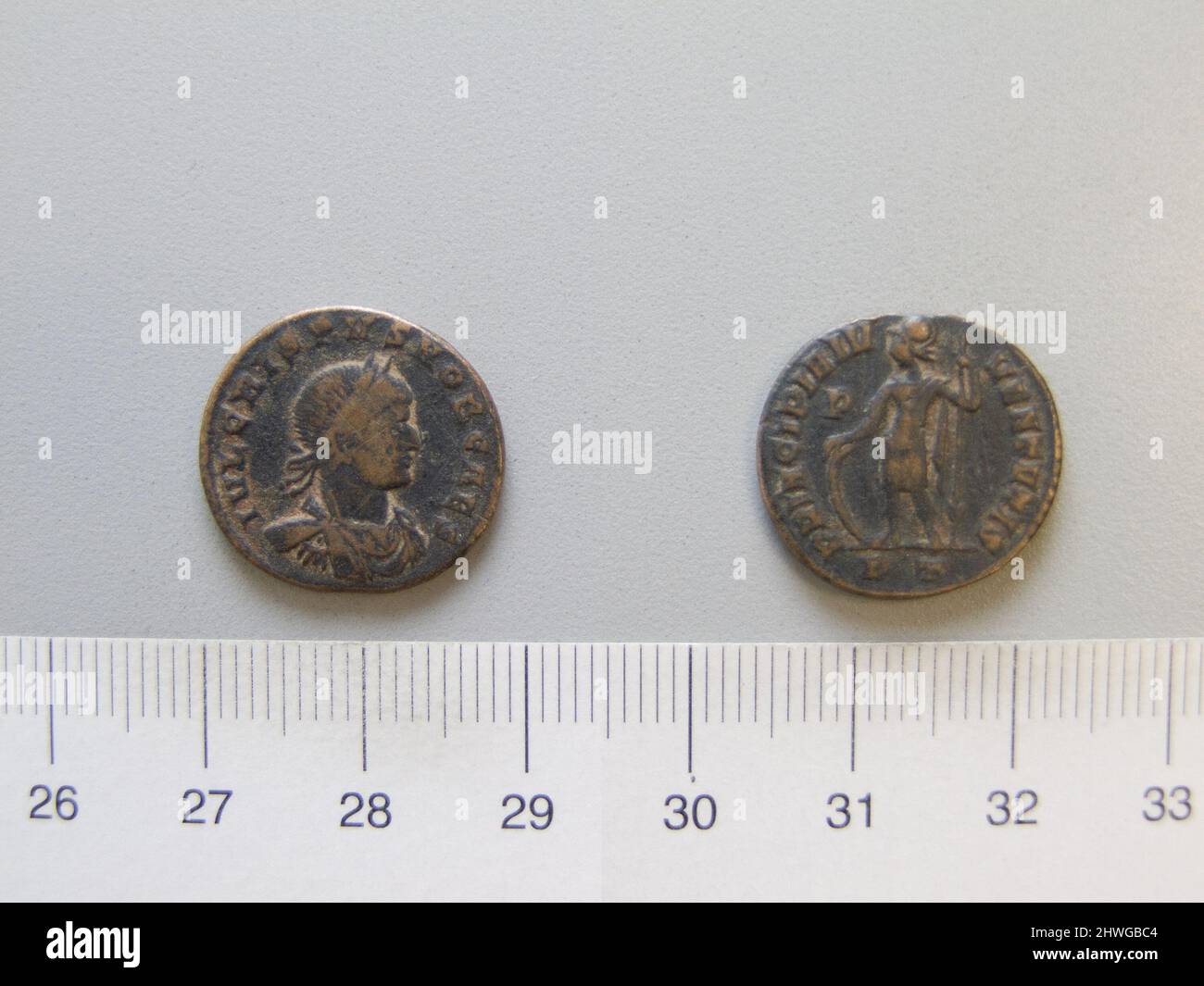 1 Nummus of Constantine I, Emperor of Rome from Ticinum. Ruler ...