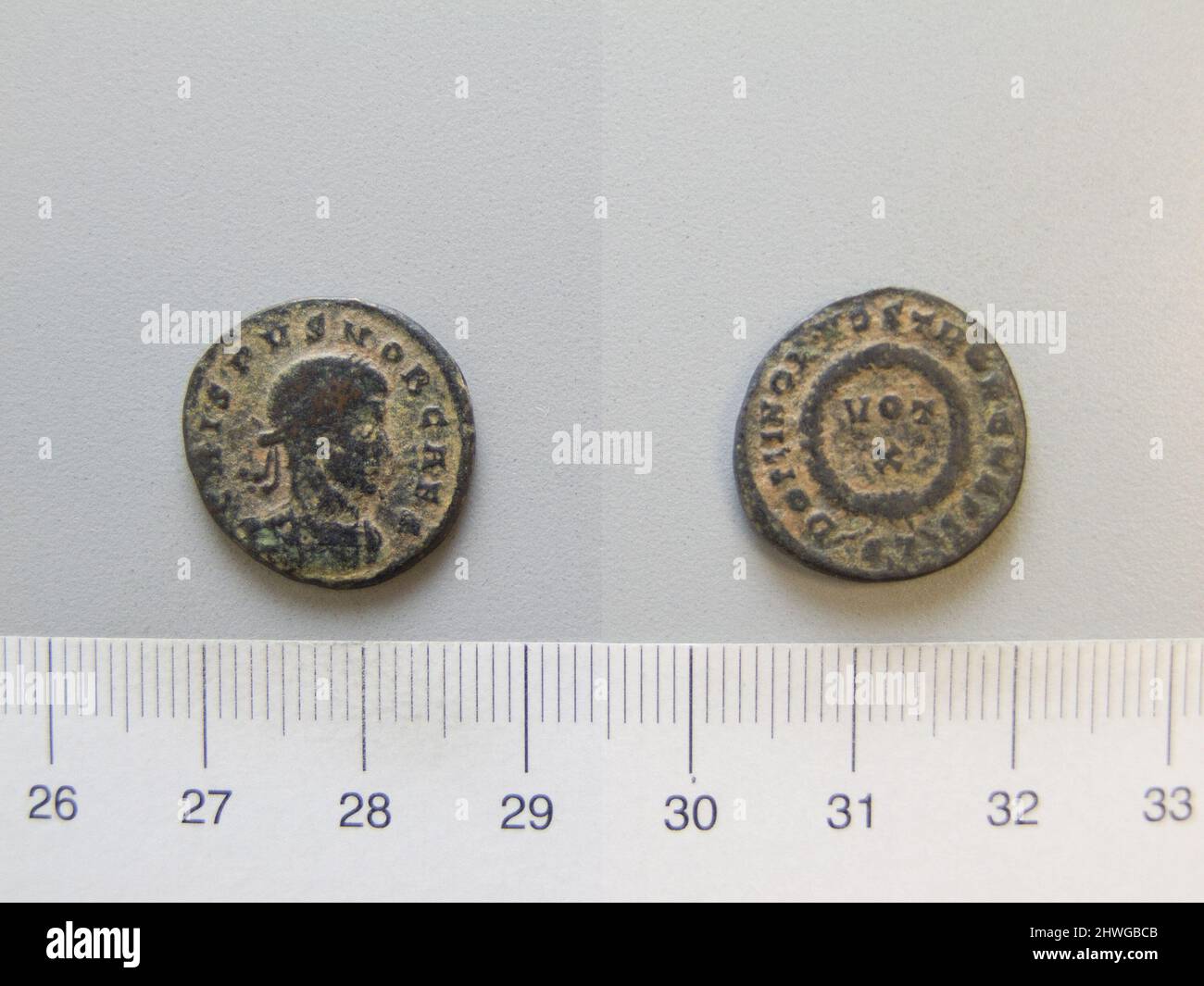 1 Nummus of Constantine I, Emperor of Rome from Ticinum. Ruler ...