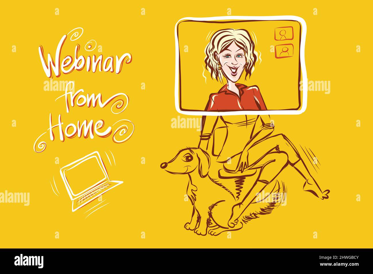 A cute illustration showing how to look professional while conducting a ...