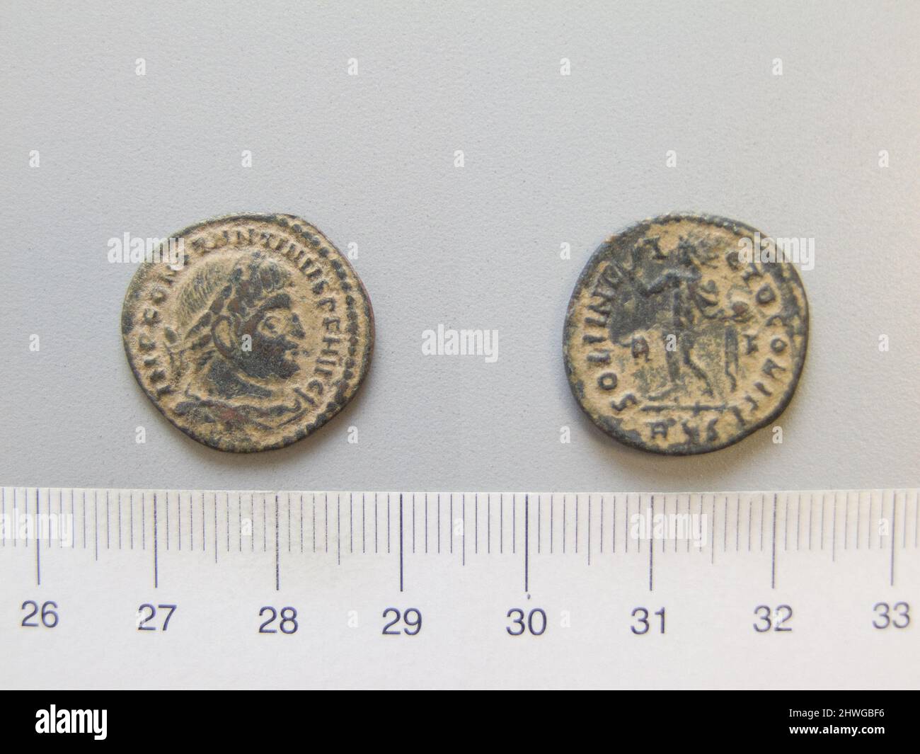 1 Nummus of Constantine I, Emperor of Rome from Rome. Ruler ...