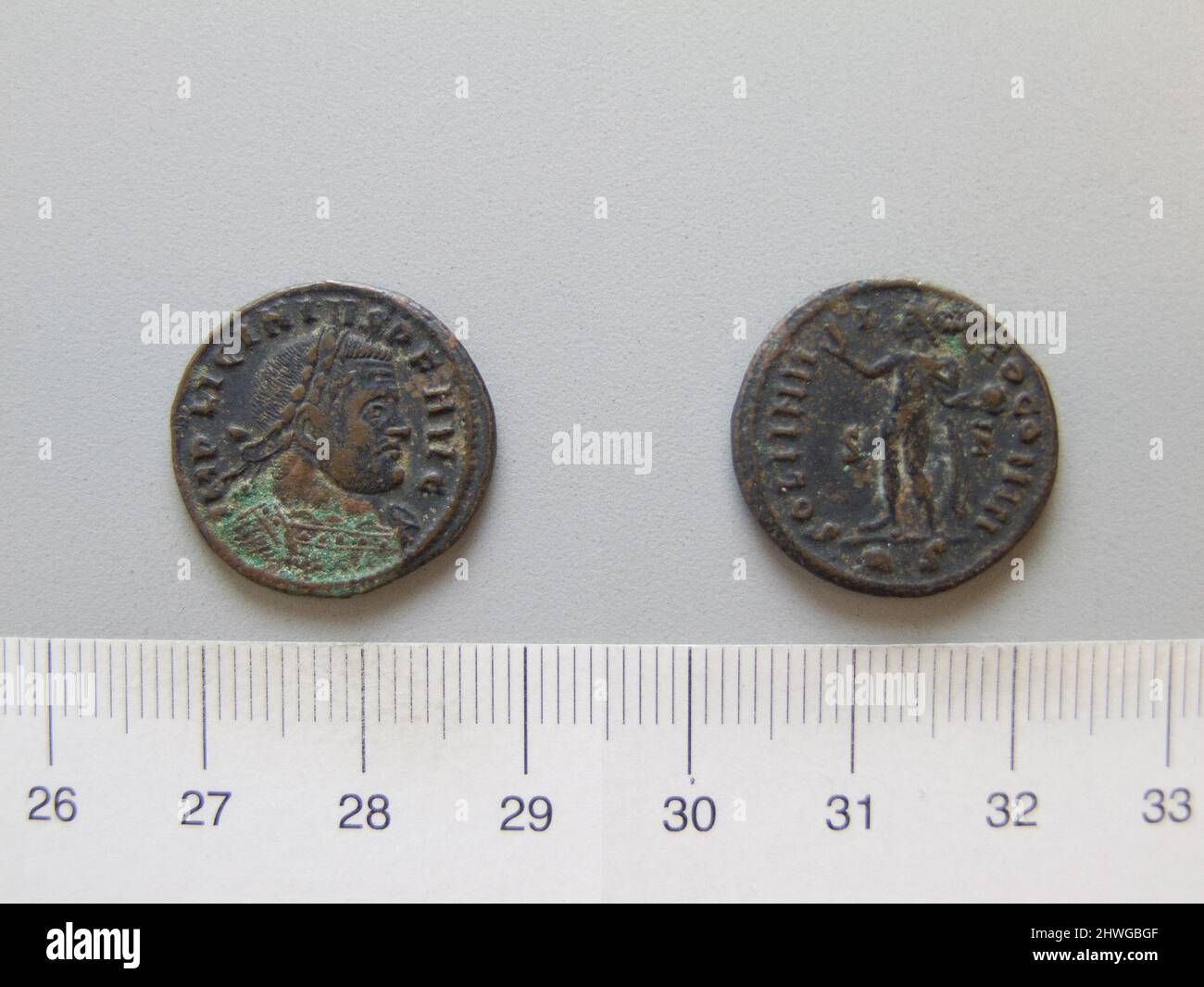 1 Nummus of Licinius from Rome. Ruler: Licinius, Emperor of Rome, ca ...