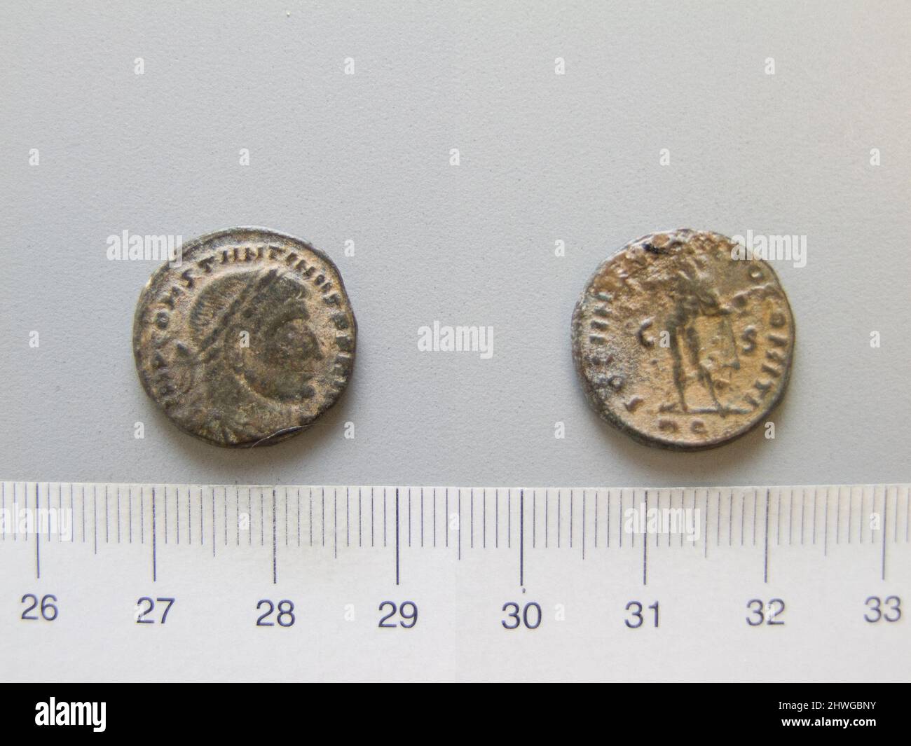 1 Nummus of Constantine I, Emperor of Rome from Rome. Ruler ...