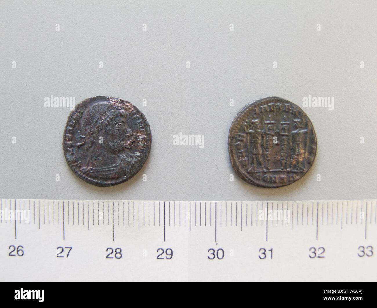 1 Nummus of Constantine I, Emperor of Rome from Constantinople. Ruler ...