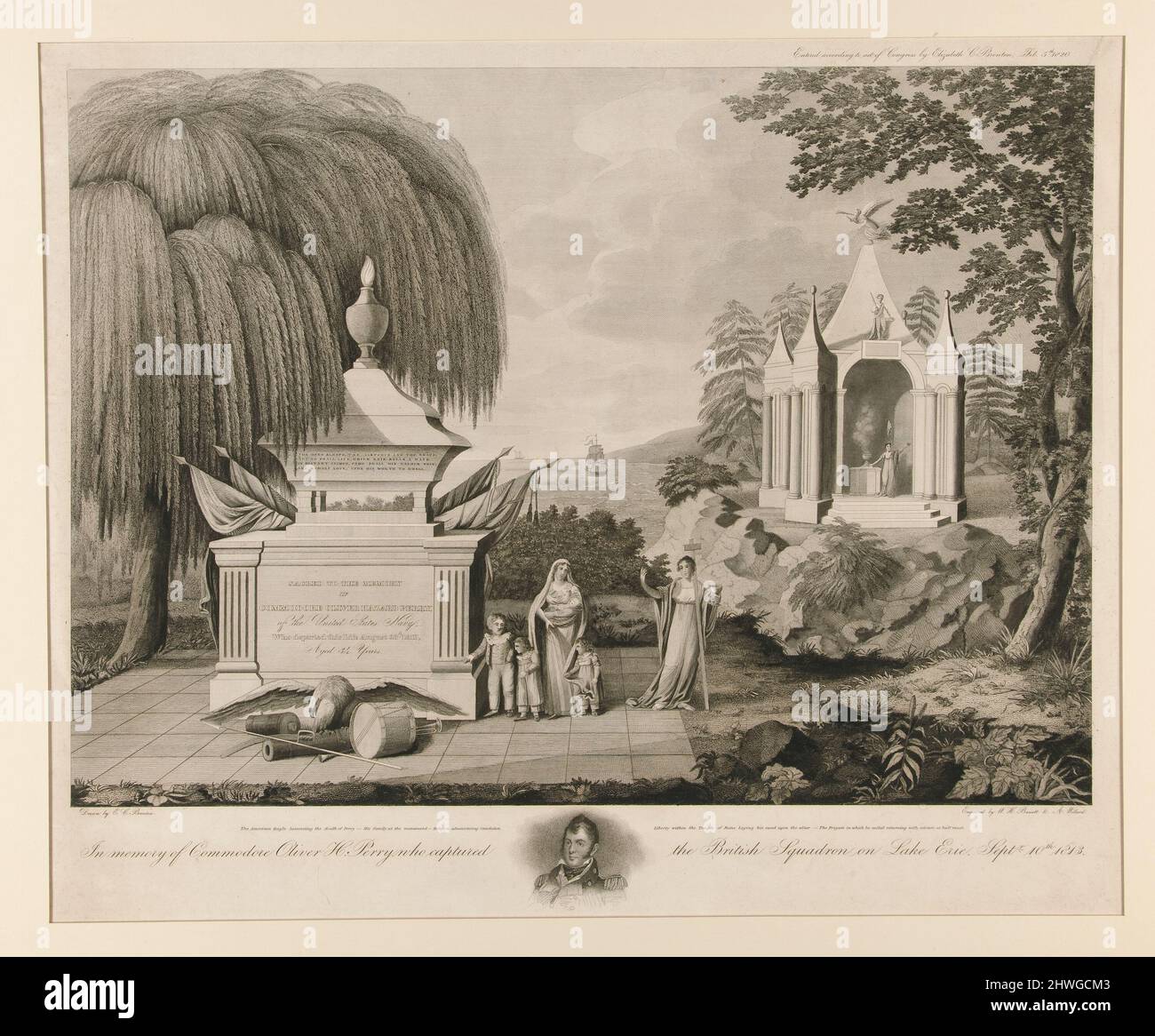 In Memory of commodore Oliver H. Perry…. Engraver: Unknown After: E.C ...