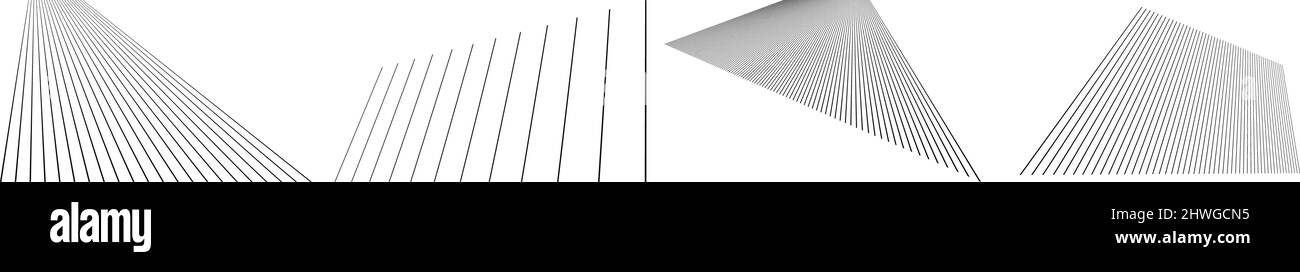 3D lines in perspective, Angled, slanting, oblique and diagonal lines ...