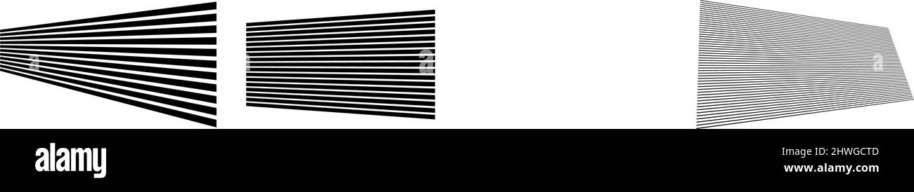 3D lines in perspective, Angled, slanting, oblique and diagonal lines ...