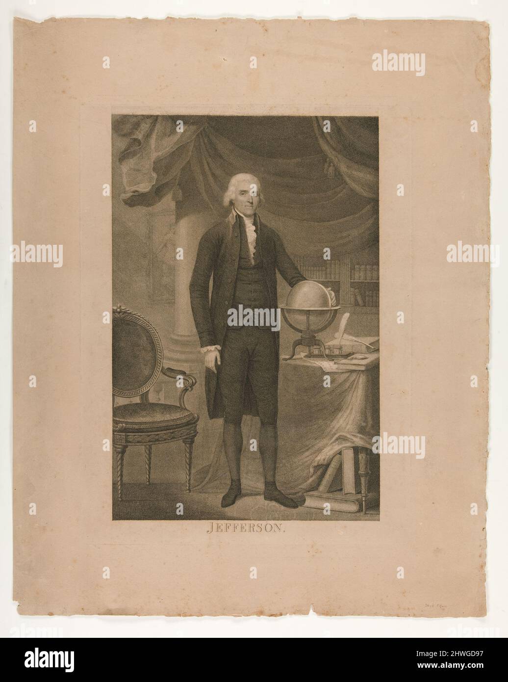 Thomas Jefferson. Engraver: David Edwin, American, born England, 1776 ...
