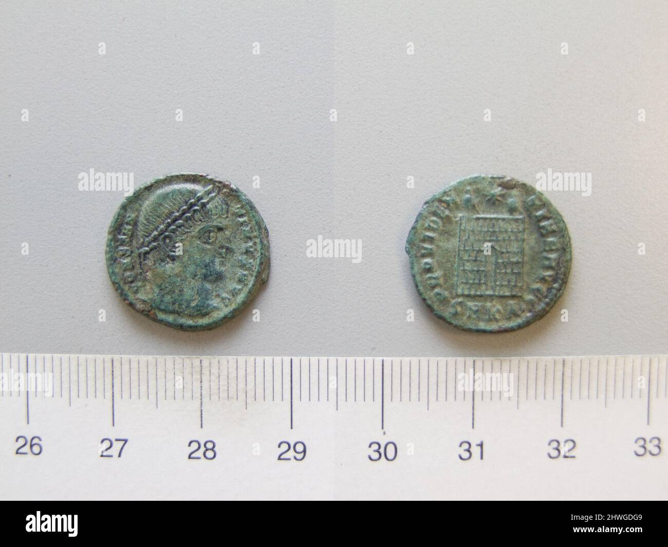 1 Nummus of Constantine I, Emperor of Rome from Cyzicus. Ruler ...