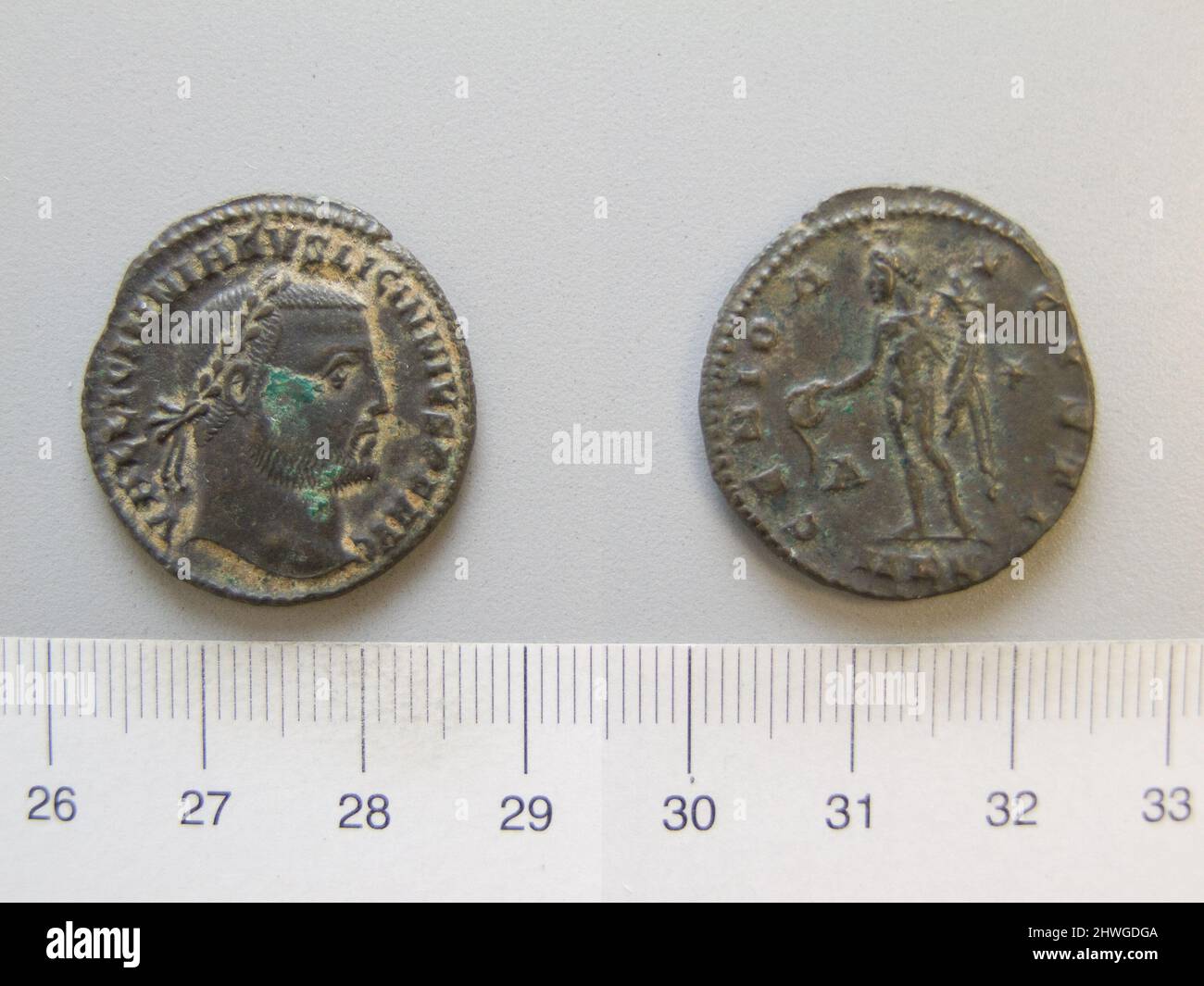 1 Nummus of Licinius from Cyzicus. Ruler: Licinius, Emperor of Rome, ca ...