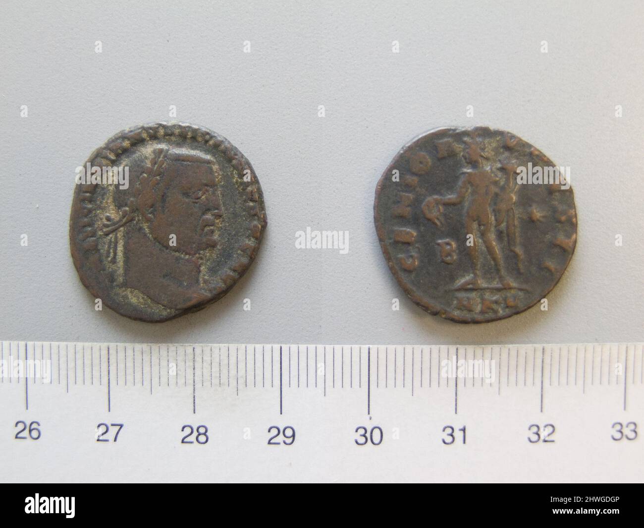 1 Nummus of Licinius from Cyzicus. Ruler: Licinius, Emperor of Rome, ca ...