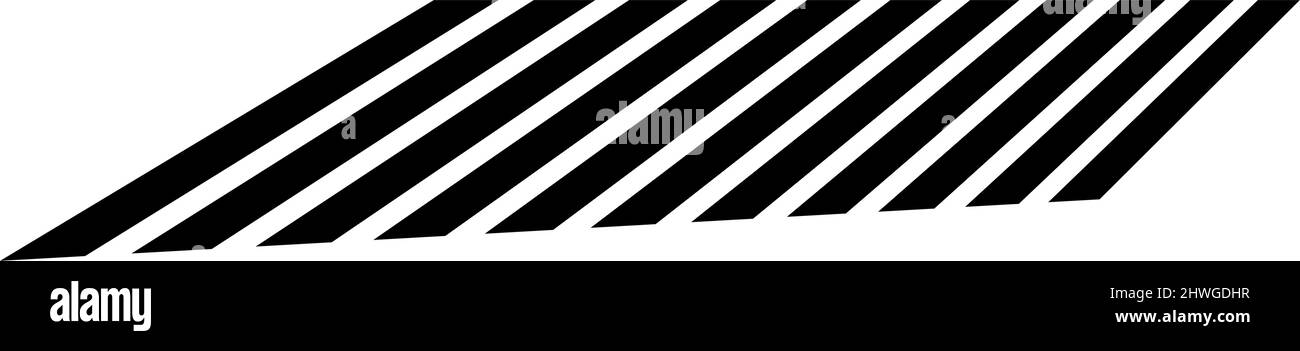 3D lines in perspective, Angled, slanting, oblique and diagonal lines ...