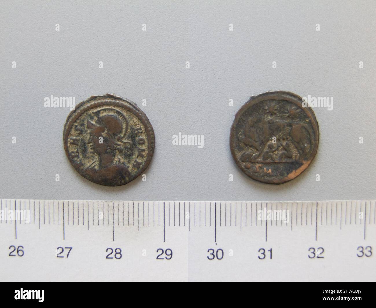 1 Nummus of Constantine I, Emperor of Rome from Cyzicus. Ruler ...