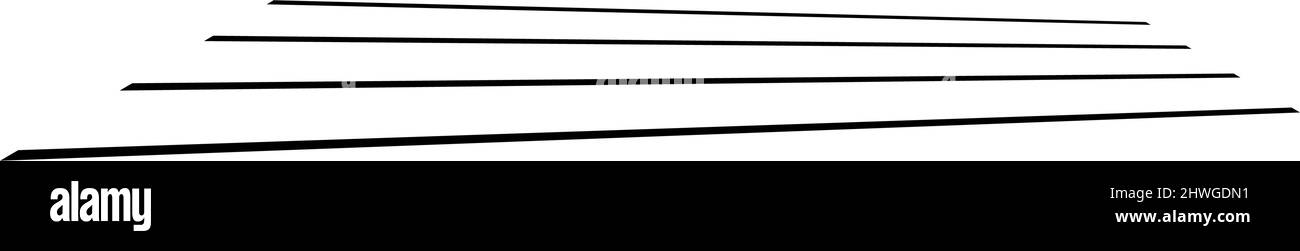 3D lines in perspective, Angled, slanting, oblique and diagonal lines ...