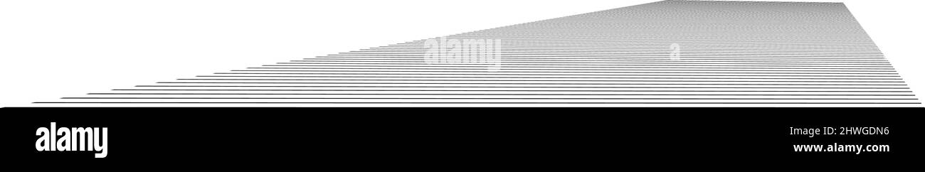 3D lines in perspective, Angled, slanting, oblique and diagonal lines ...