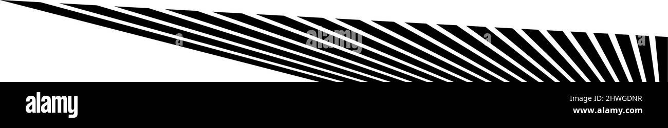 3D lines in perspective, Angled, slanting, oblique and diagonal lines ...