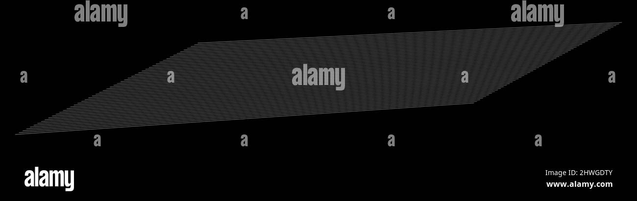 3D lines in perspective, Angled, slanting, oblique and diagonal lines ...