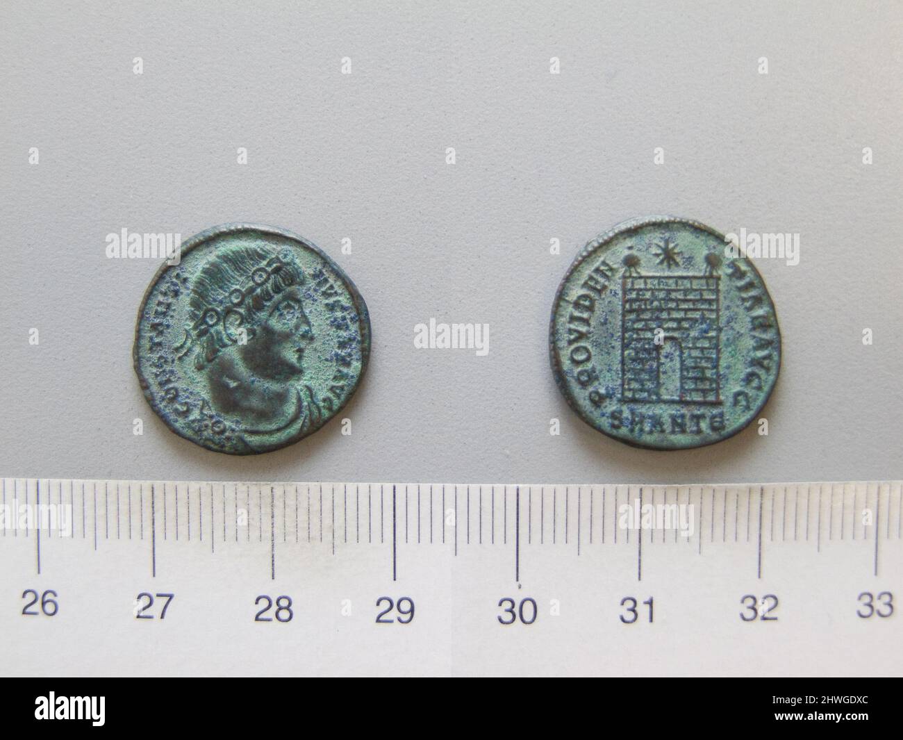 1 Nummus of Constantine I, Emperor of Rome from Antioch. Ruler ...