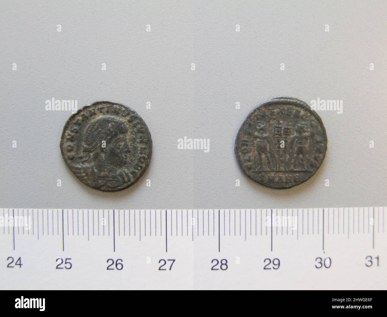 1 Nummus of Constantine I, Emperor of Rome from Antioch. Ruler ...