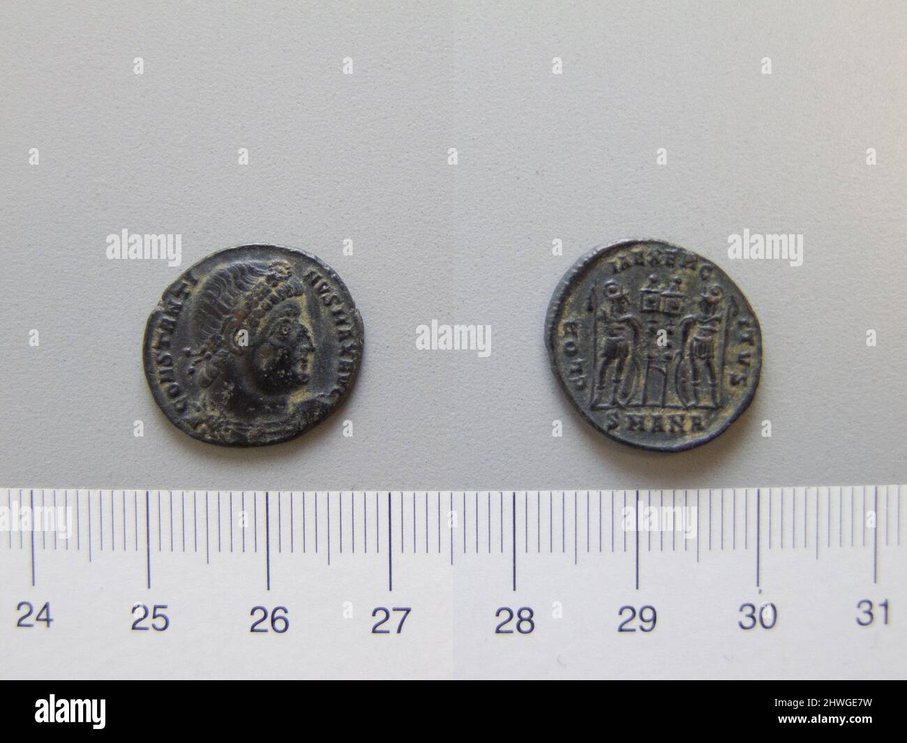 1 Nummus of Constantine I, Emperor of Rome from Antioch. Ruler ...