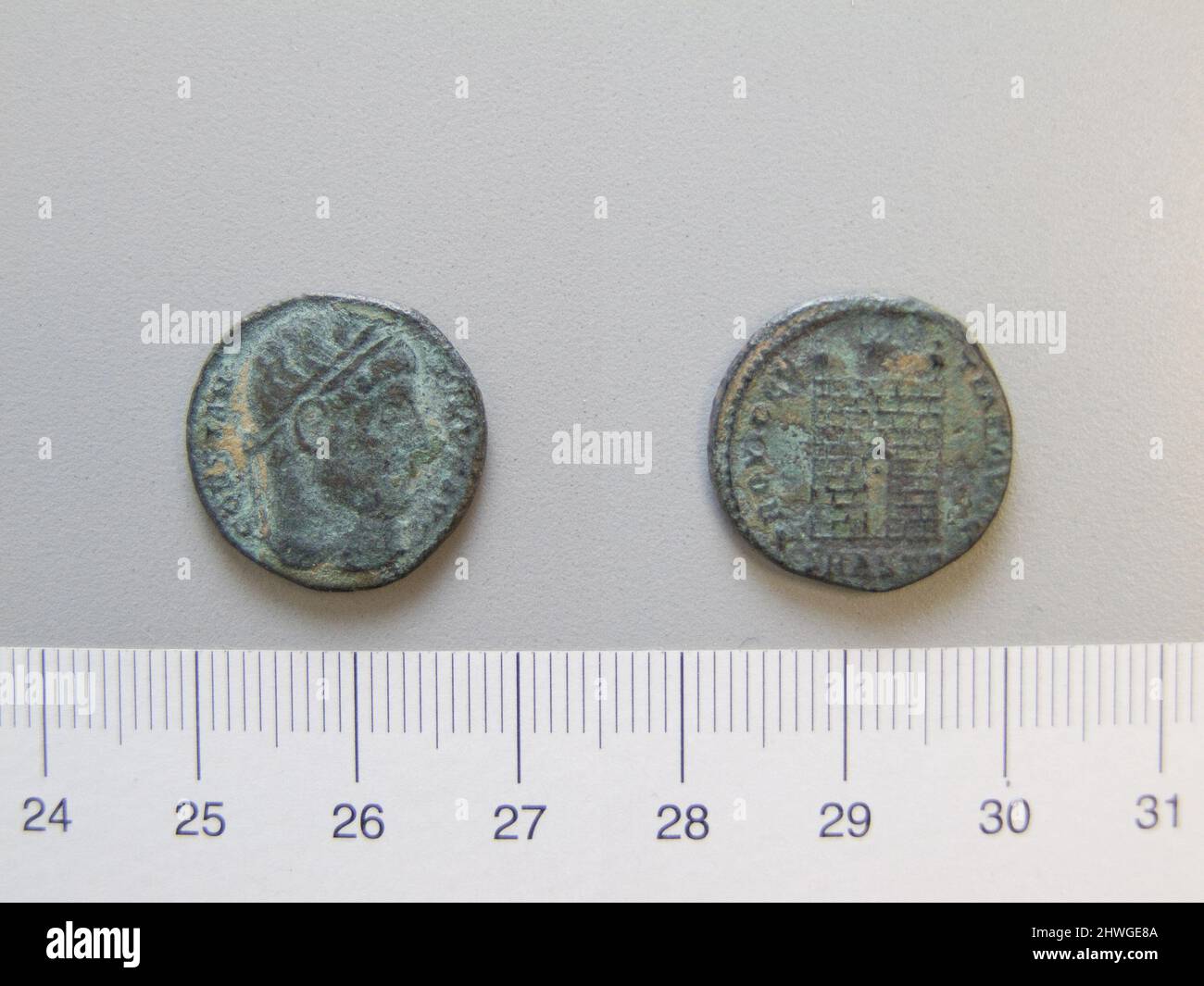 1 Nummus of Constantine I, Emperor of Rome from Antioch. Ruler ...