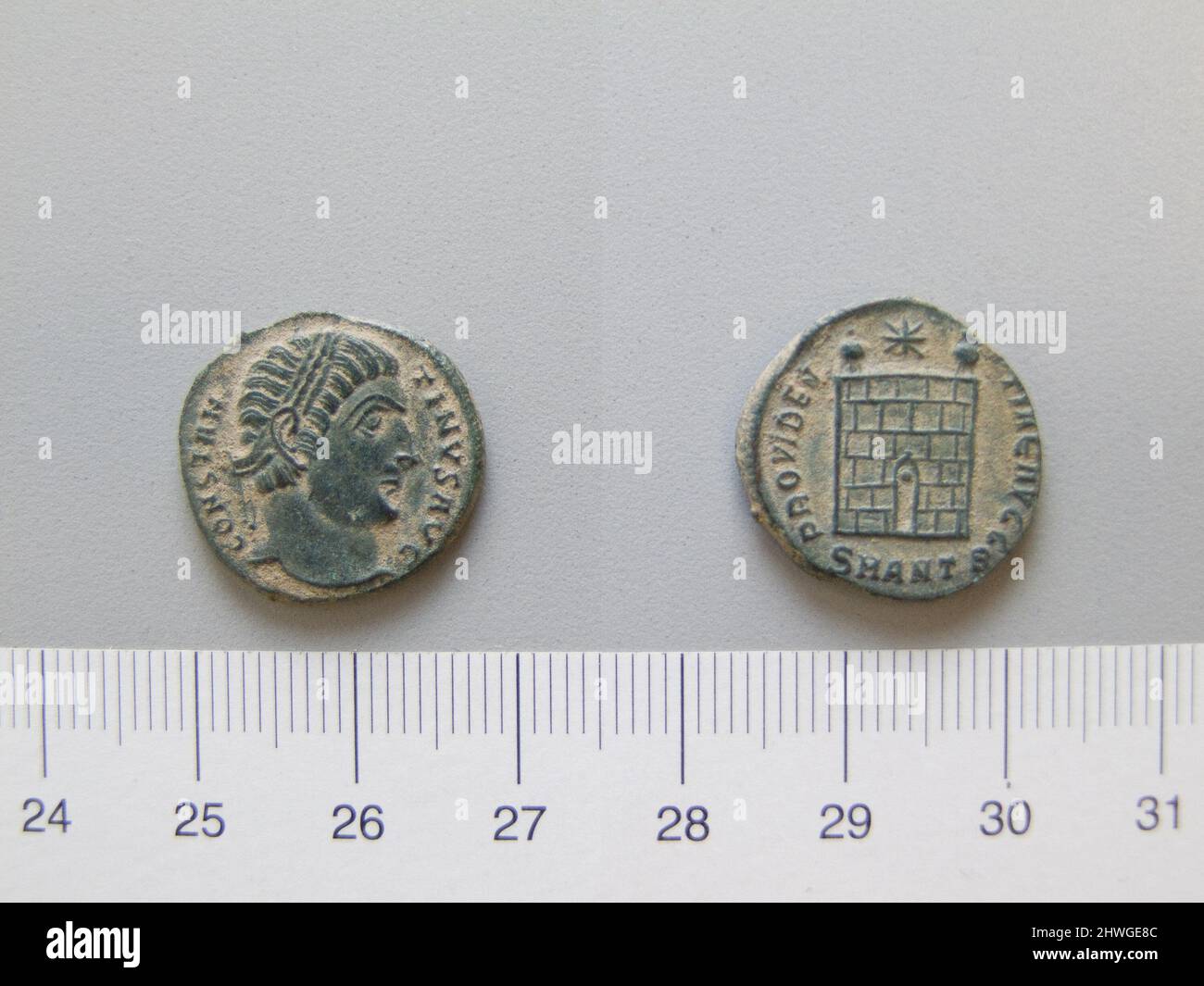1 Nummus of Constantine I, Emperor of Rome from Antioch. Ruler ...