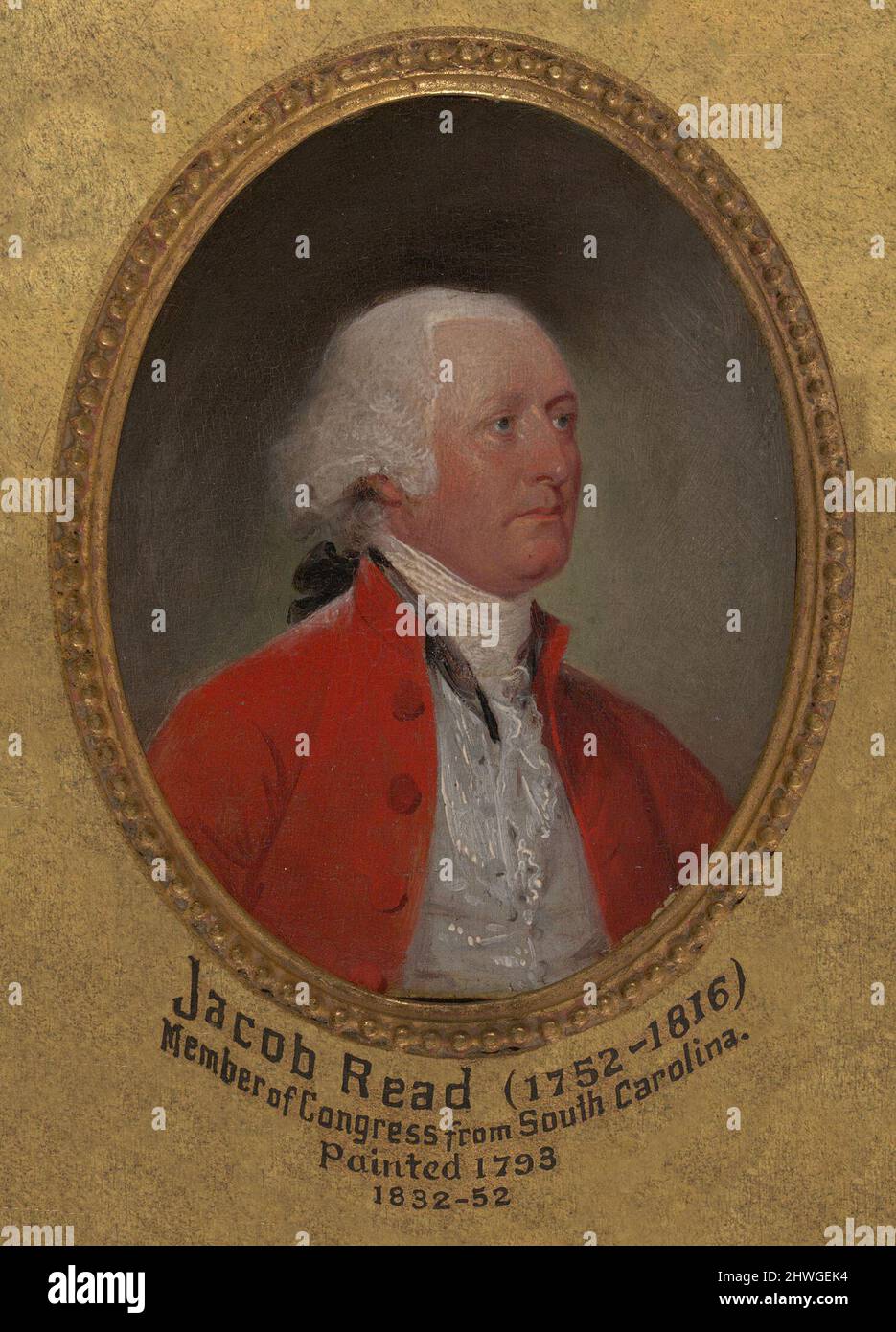 Jacob Read (1752/53–1816). Artist: John Trumbull, American, 1756–1843 ...