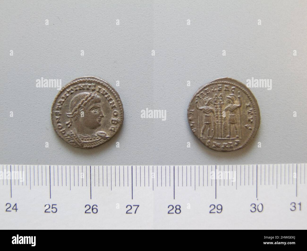 1 Nummus of Constantine I, Emperor of Rome from Alexandria. Ruler ...