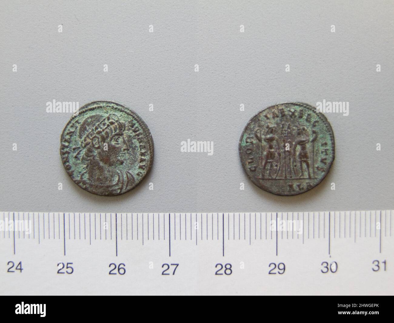 1 Nummus of Constantine I, Emperor of Rome from Alexandria. Ruler ...