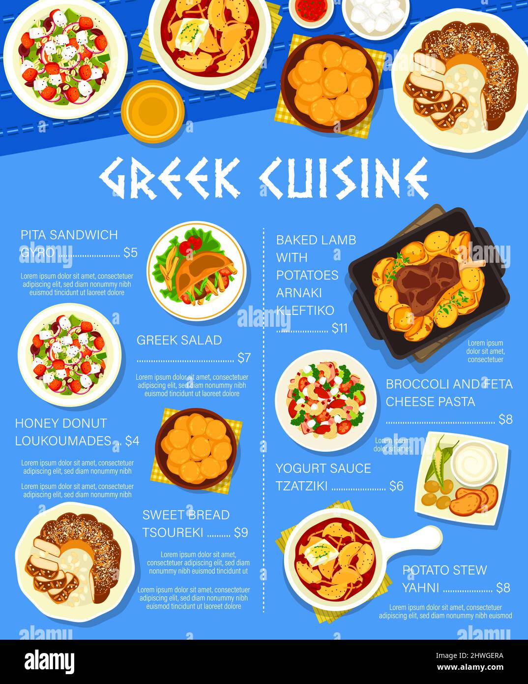 Gyro sauce Stock Vector Images - Alamy