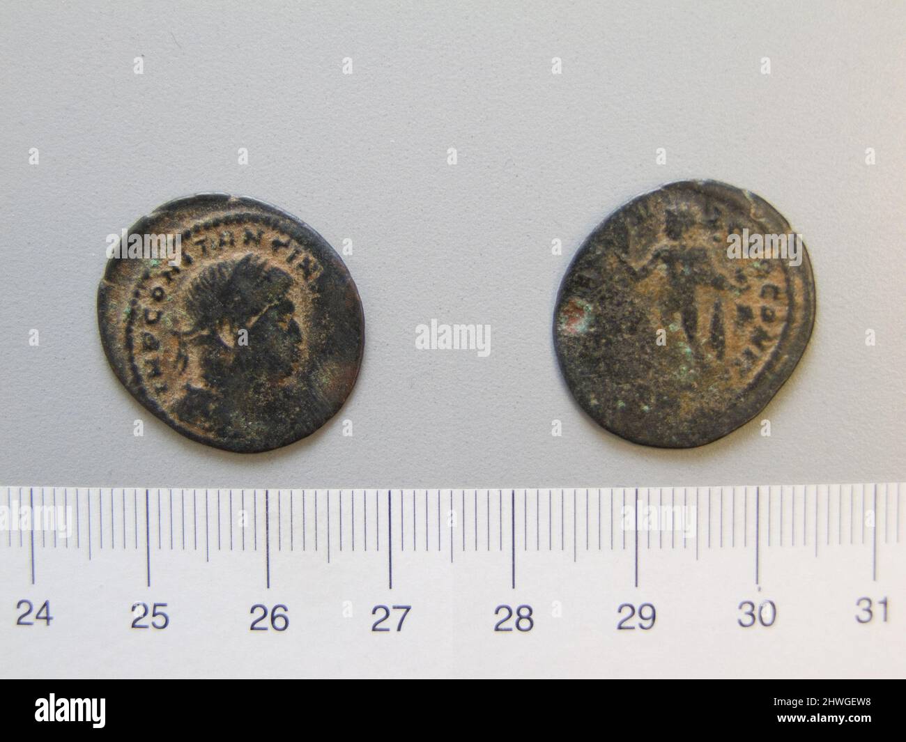 1 Nummus of Constantine I, Emperor of Rome from Unknown . Ruler ...
