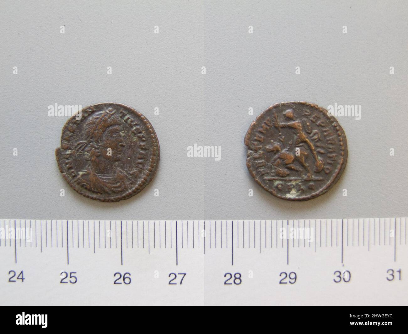 1 Nummus of Constantius II, Emperor of Rome. Ruler: Constantius II ...