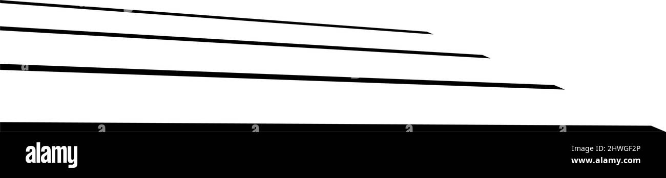 3D lines in perspective, Angled, slanting, oblique and diagonal lines ...