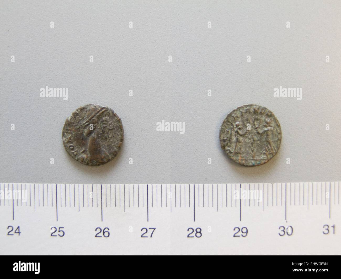 1 Nummus of Constantius II, Emperor of Rome from Aquileia. Ruler ...