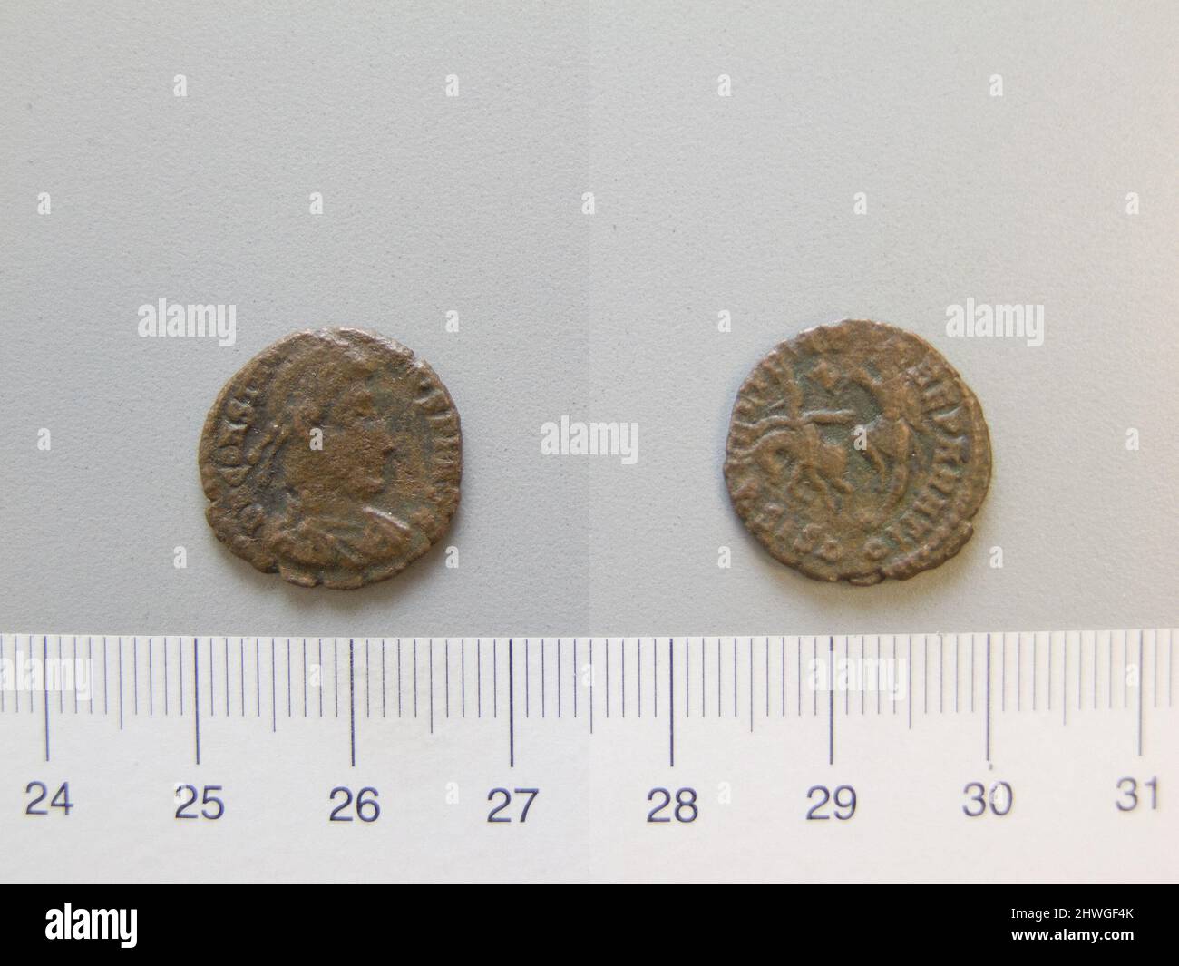 1 Nummus of Constantius II, Emperor of Rome from Siscia. Ruler ...