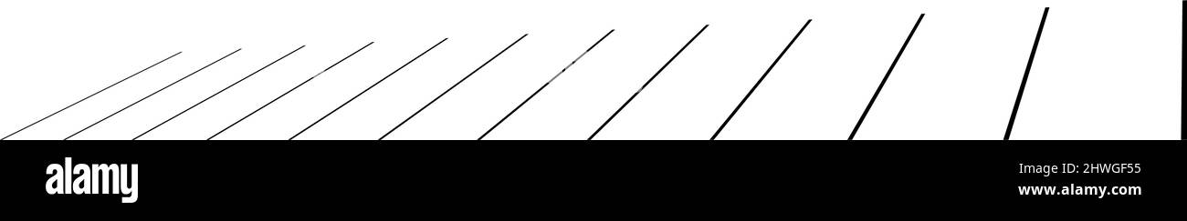 3D lines in perspective, Angled, slanting, oblique and diagonal lines ...