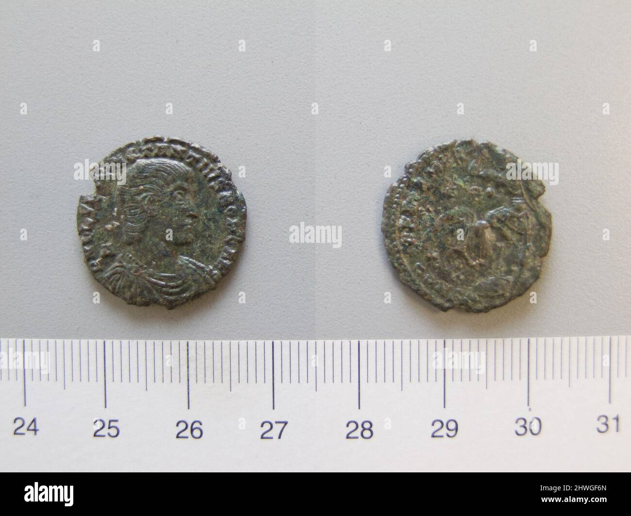 1 Nummus of Constantius Gallus, Caesar 351 354. Ruler: Constantius ...