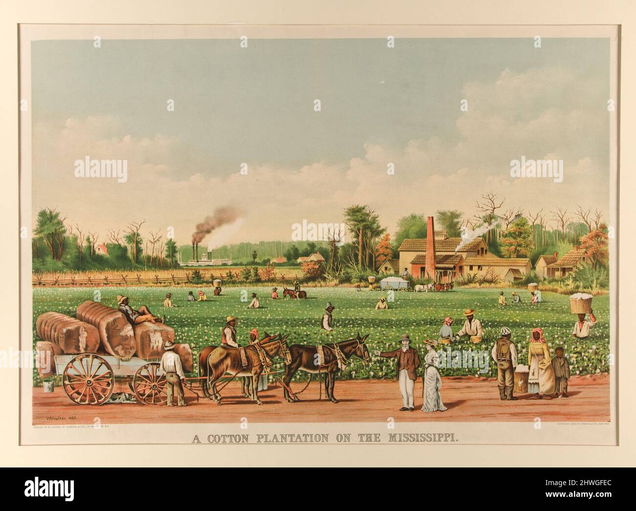 Currier and ives plantation hi-res stock photography and images - Alamy