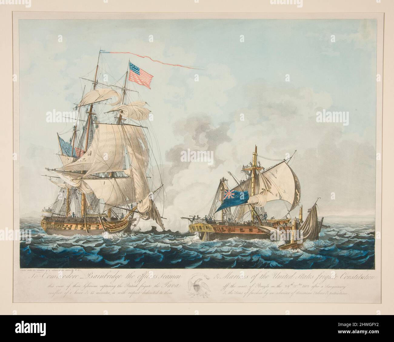 To commodore Bainbridge the officers, seamen and marines.of the United ...