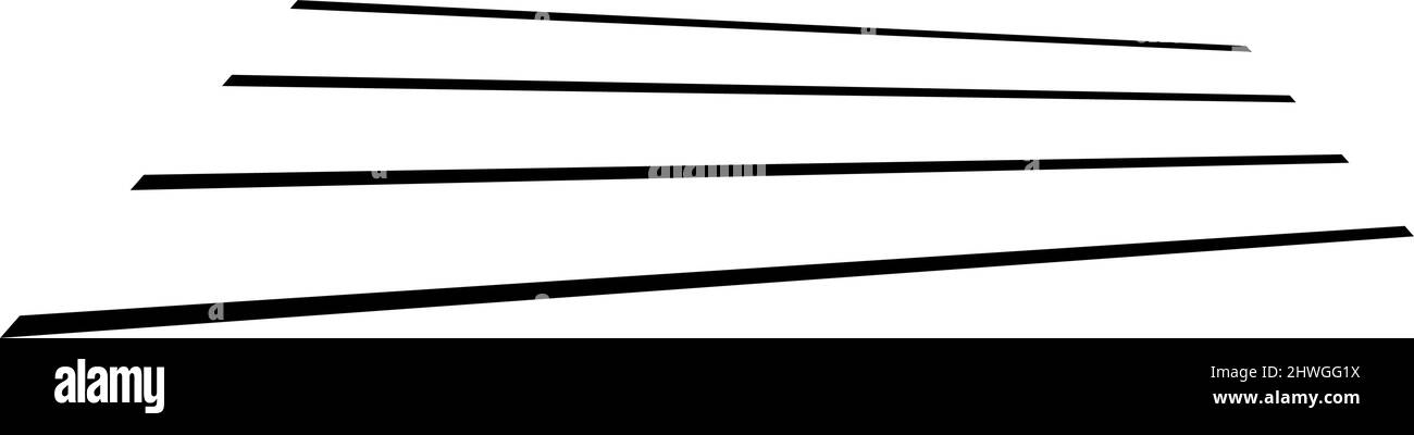 3D lines in perspective, Angled, slanting, oblique and diagonal lines ...