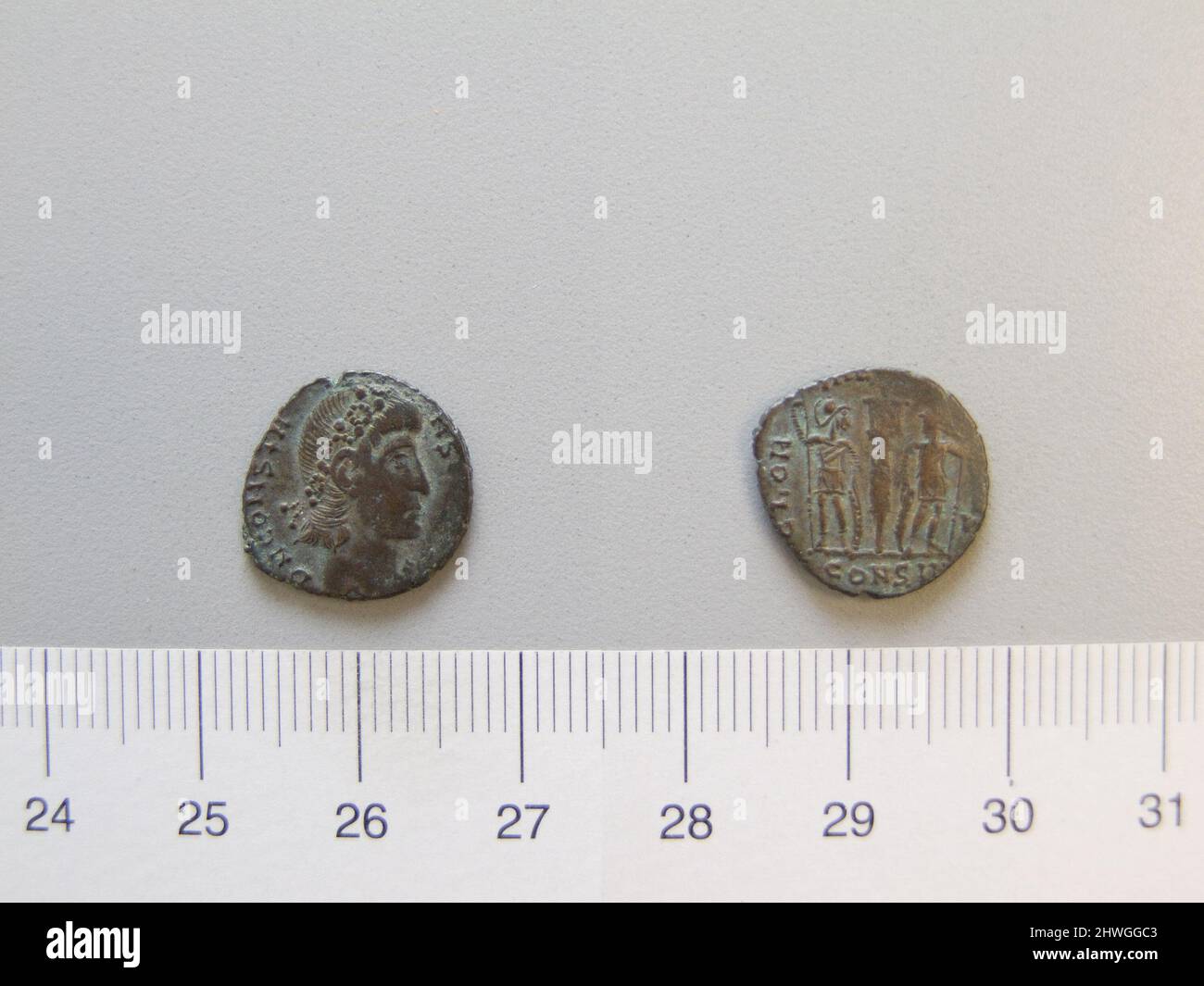 1 Nummus of Constans I, Emperor of Rome from Constantinople. Ruler ...