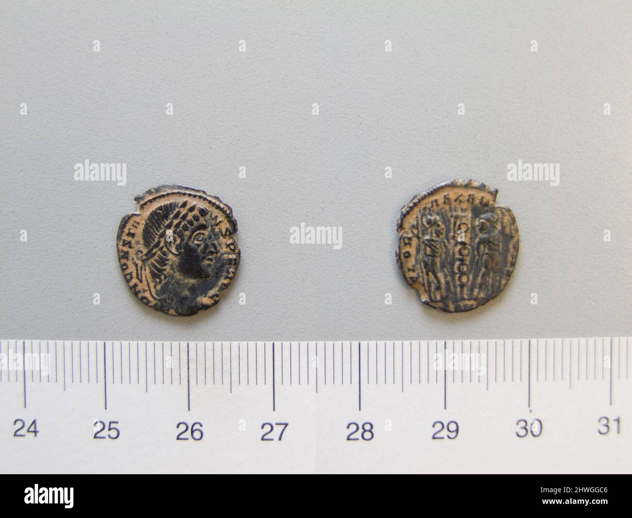 1 Nummus of Constans I, Emperor of Rome from Constantinople. Ruler ...