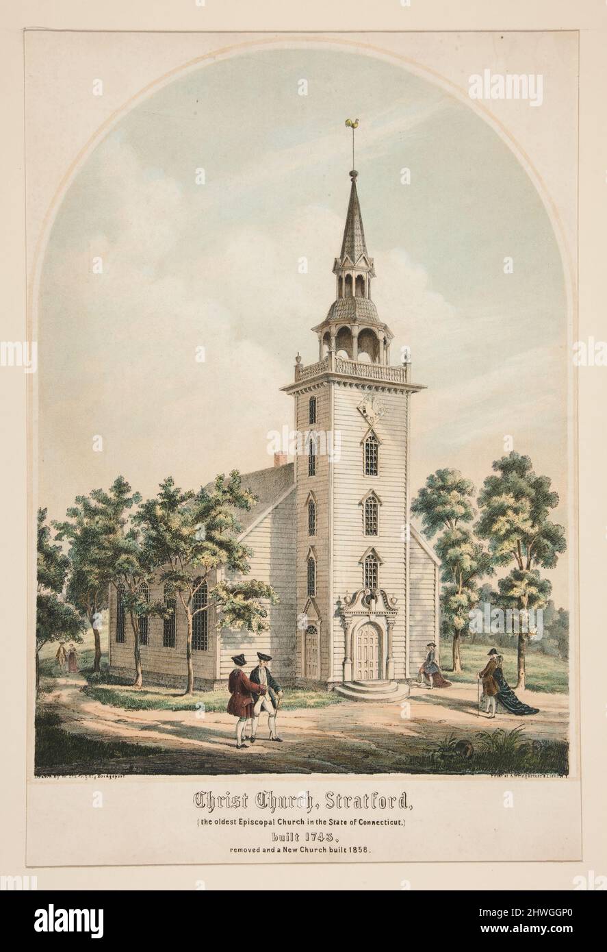 Christ Church, Stratford, / (the oldest Episcopal Church in the State ...