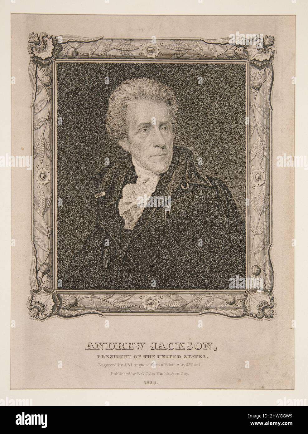 Andrew Jackson, President of the United States. Engraver: James B ...