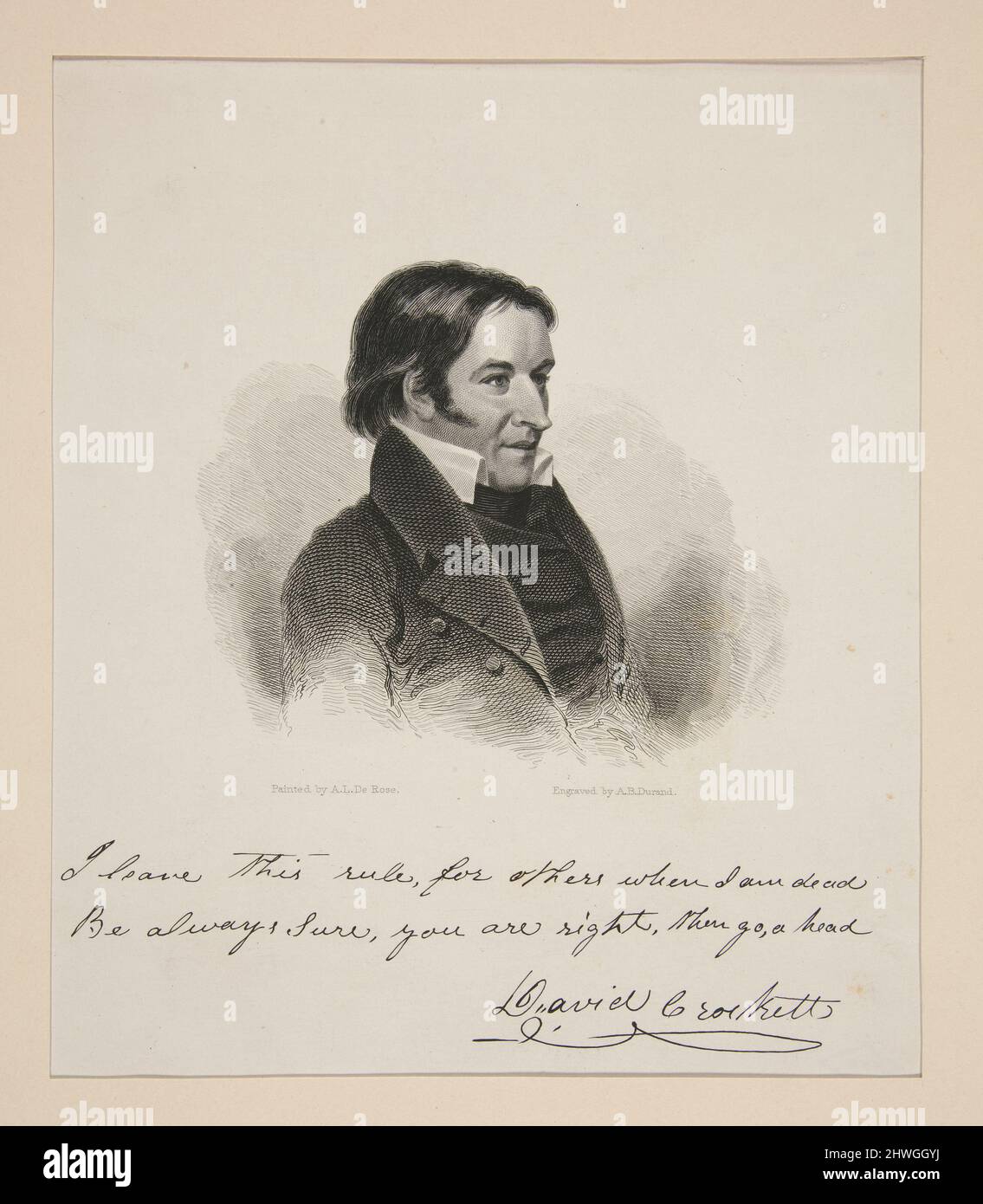 Davy crockett hi-res stock photography and images - Alamy