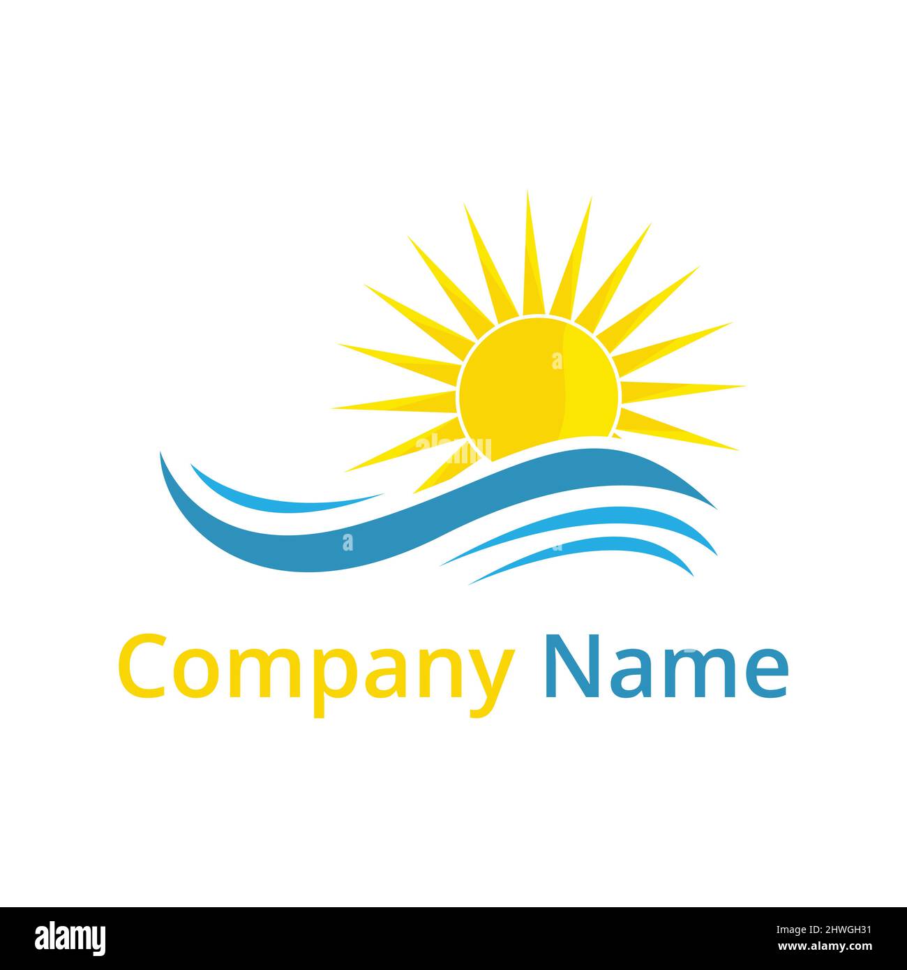 Sunset Over Water Clipart