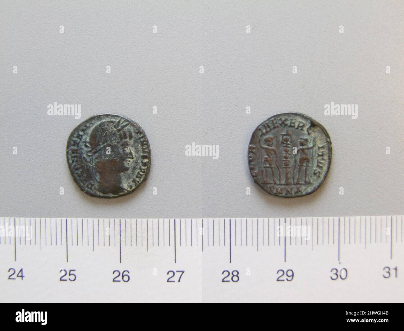 1 Nummus of Constantine II, Emperor of Rome from Nicomedia. Ruler ...