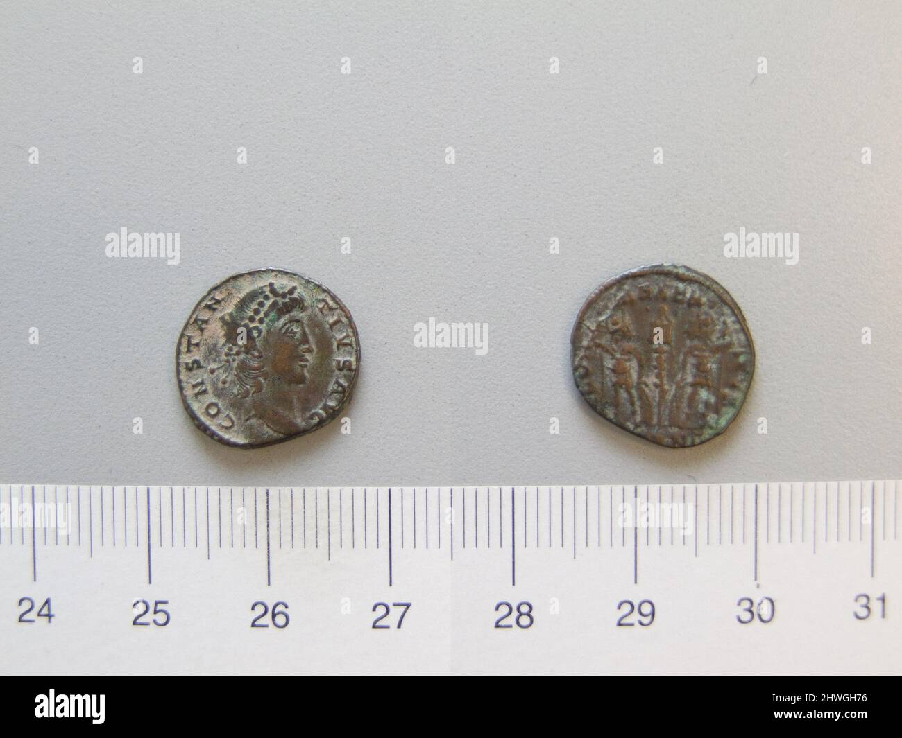 1 Nummus of Constantius II, Emperor of Rome from Antioch. Ruler ...