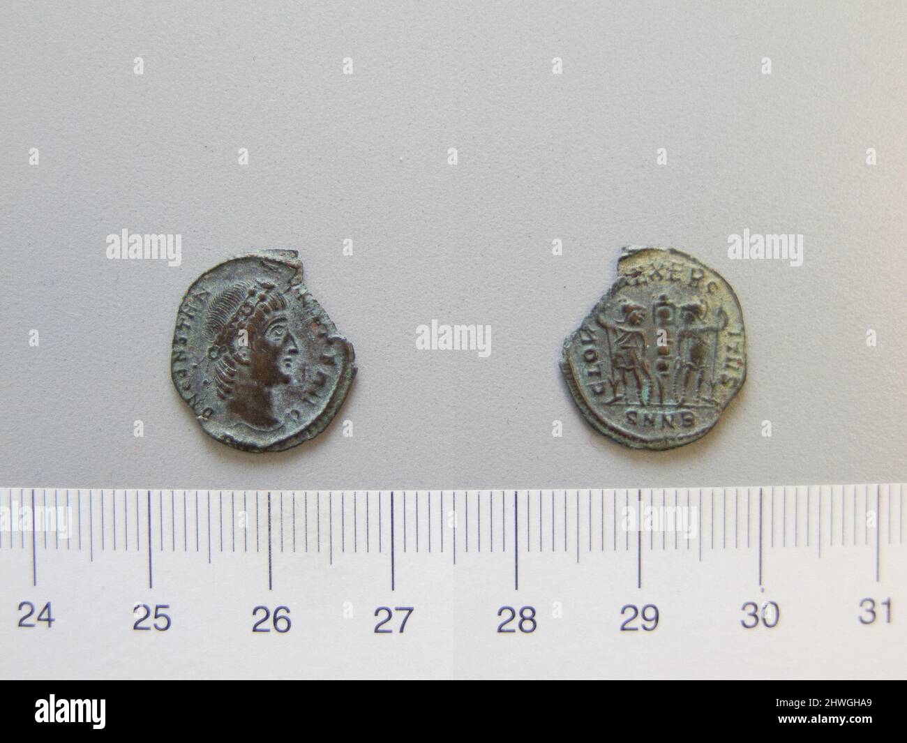 1 Nummus of Constantius II, Emperor of Rome from Nicomedia. Ruler ...